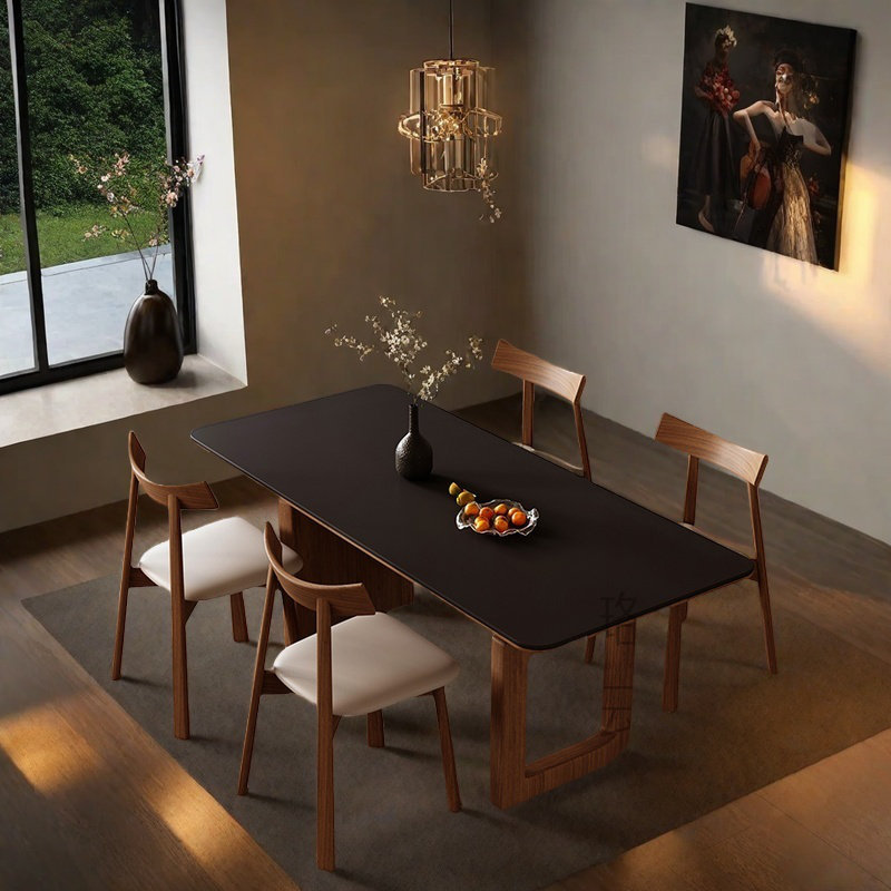 Lee's luxury furniture Sturdy Rock Plate Dining Table Sets. - Wayfair ...