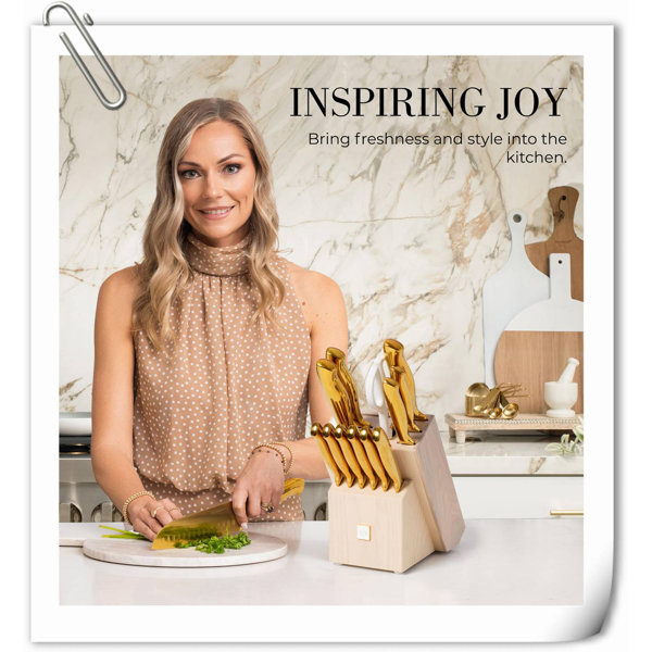 Rephen Knife 14 Piece Knife Block Set - Wayfair Canada