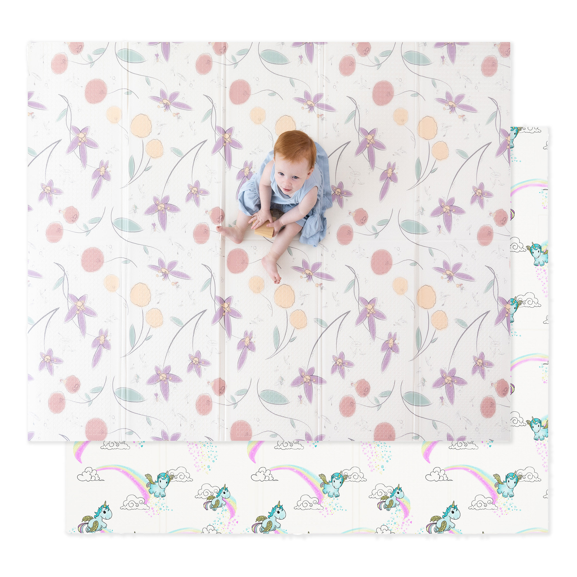 Jumpoff Jo Large Play Mat - Fairy Blossom | Wayfair