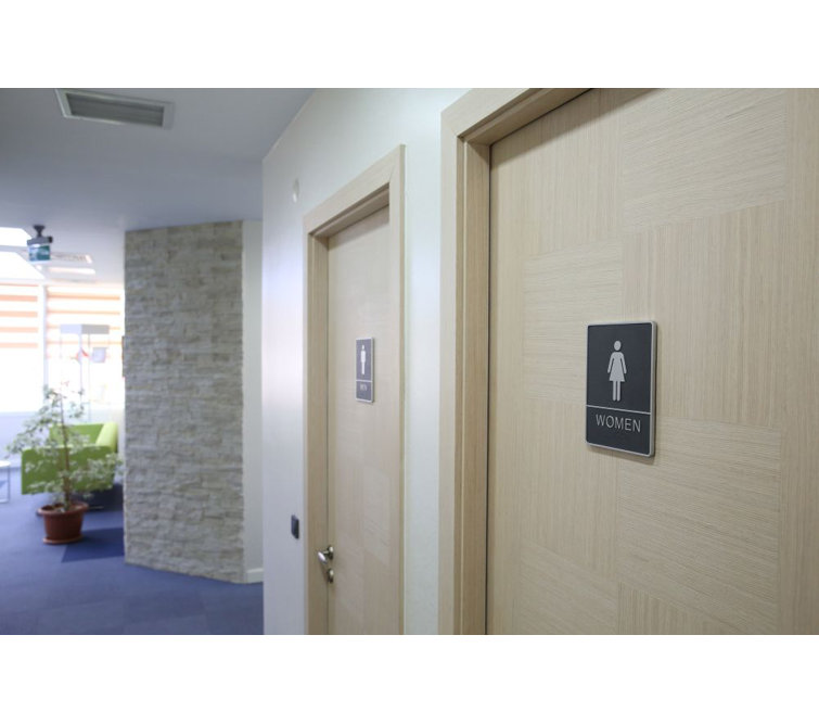 MT Displays Restroom Door Sign - Wayfair Canada