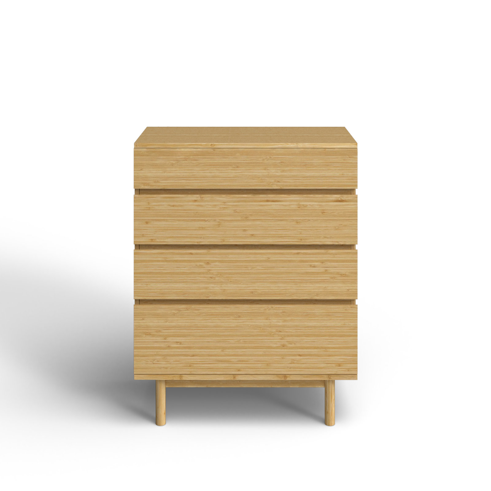 AllModern Benji 4 Drawer High Chest, Wheat | Wayfair