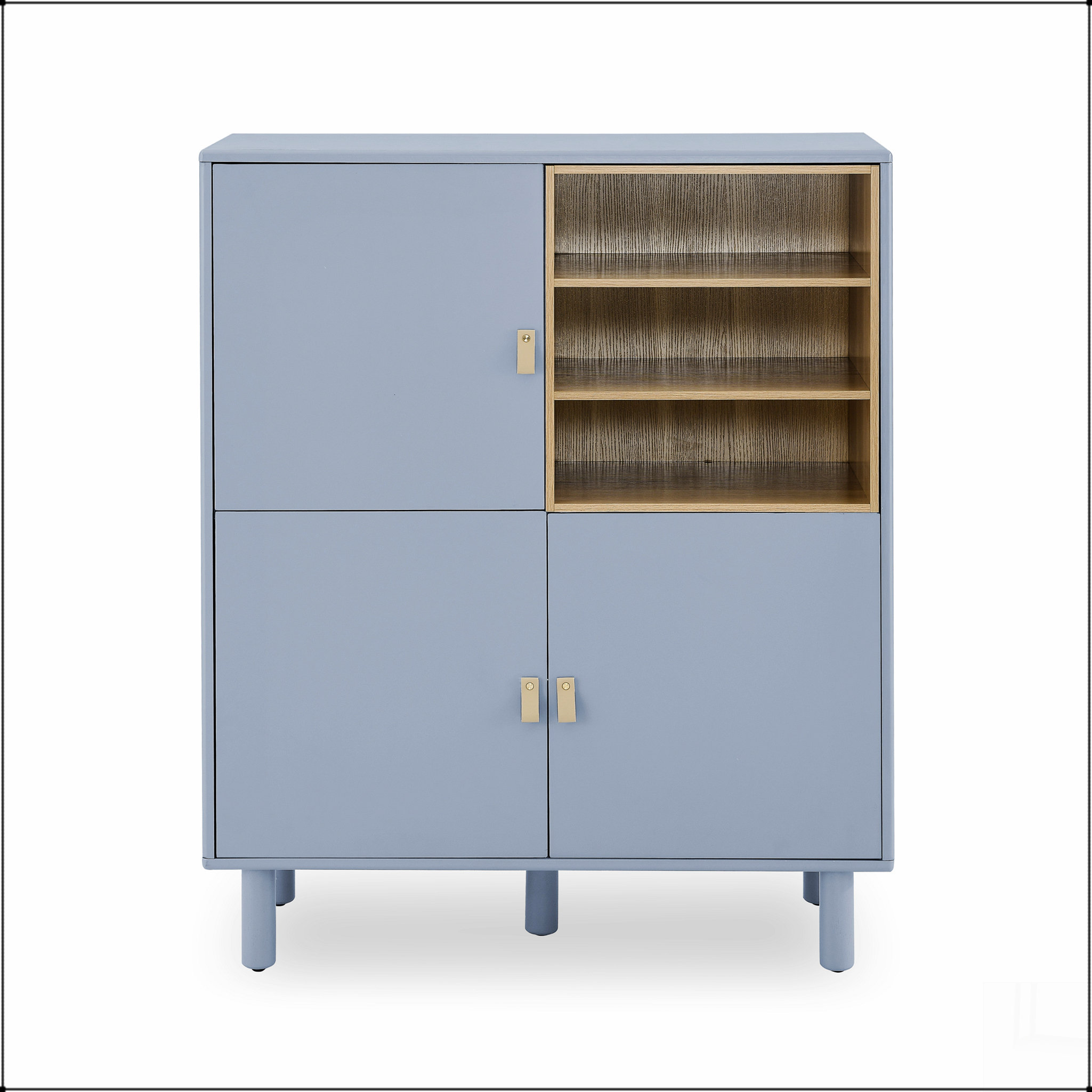 Ebern Designs Storage cabinet with door, multifunctional storage ...