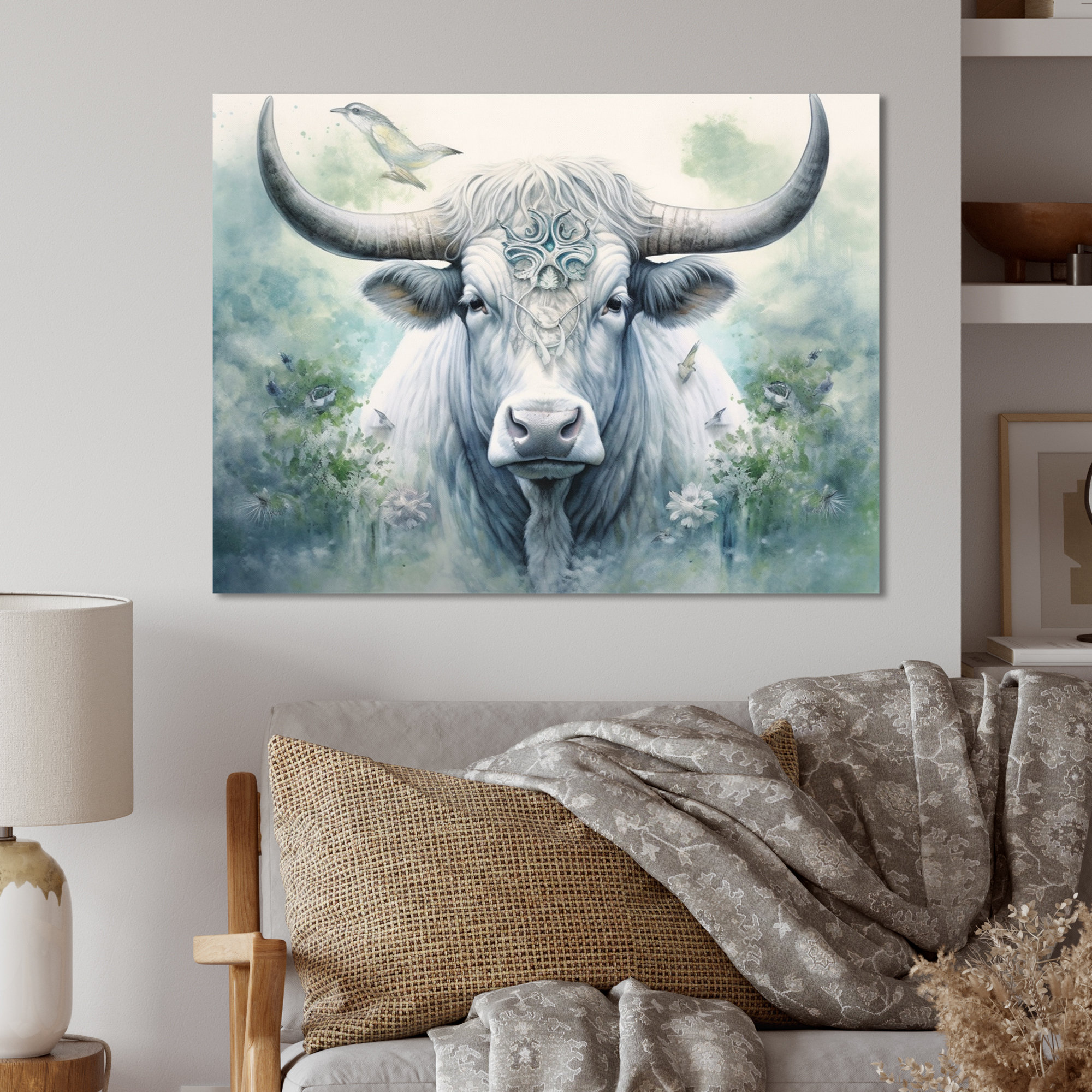 Millwood Pines Rustic Castle I - Animals Print on Metal | Wayfair