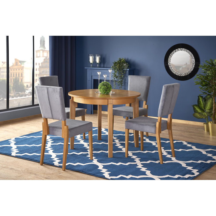 Brayden Studio Karma Round 105Cm L Dining Table | Wayfair.co.uk