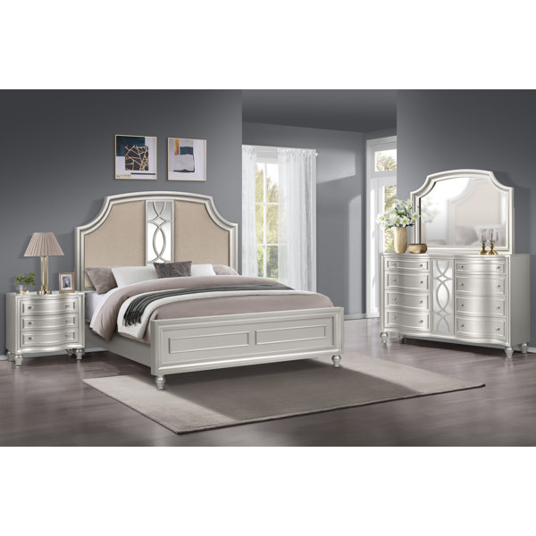 Silver Bedroom Sets You'll Love | Wayfair