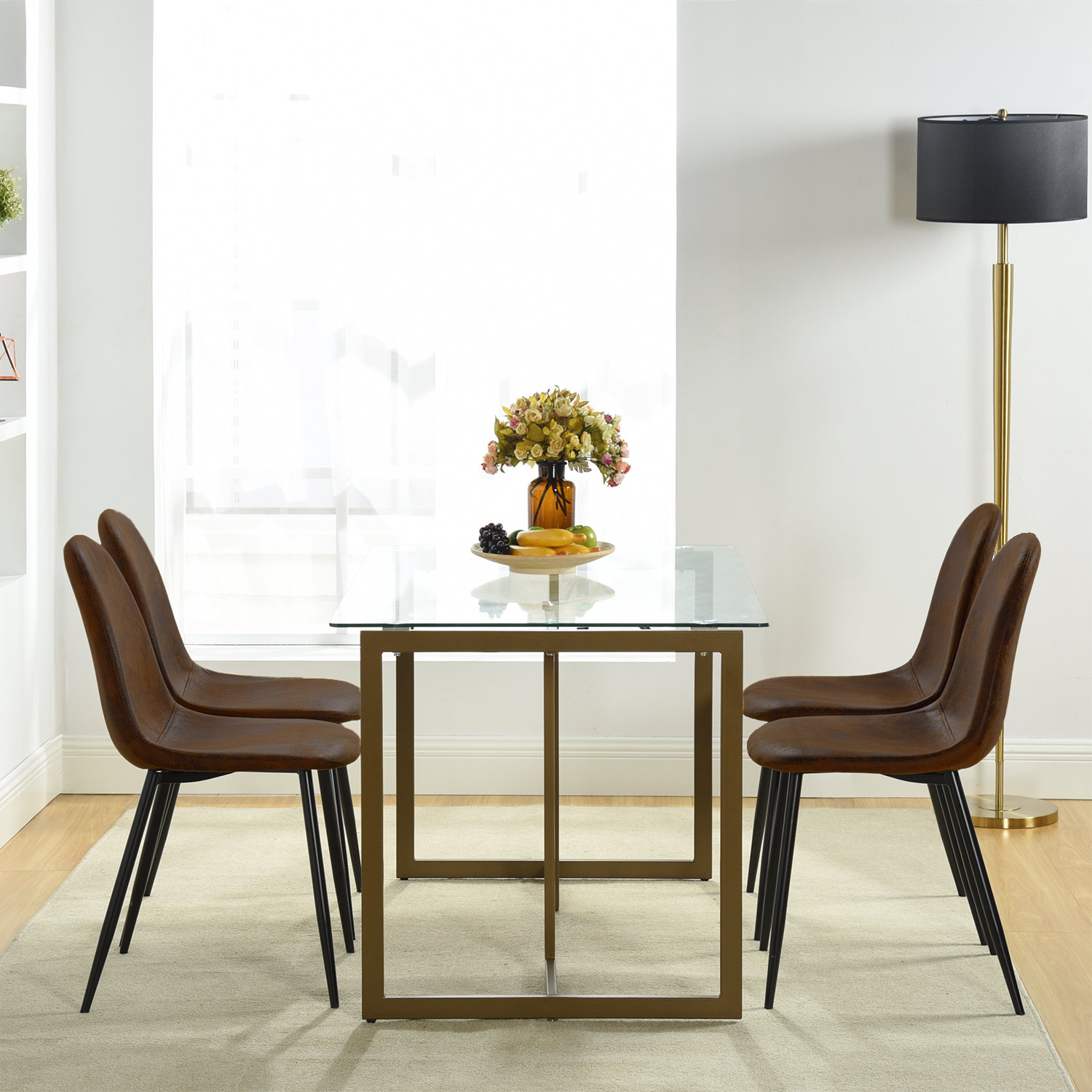 Rectangle Glass Dining Room Tables