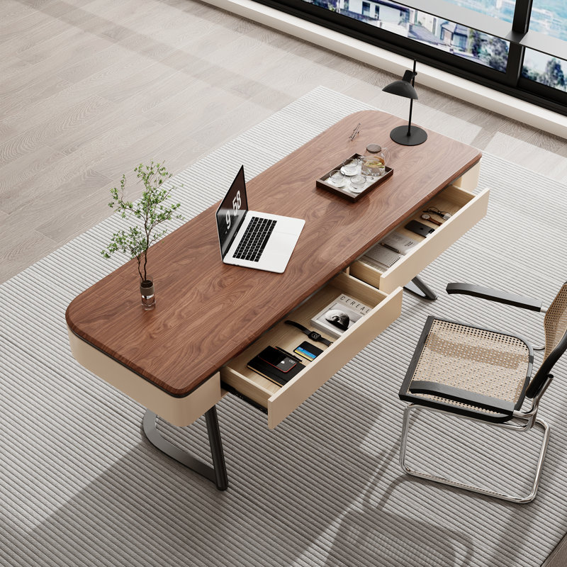 Brayden Studio® Coleharbor 63'' W Rectangle Writing Desk | Wayfair