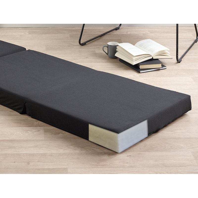 Symple Stuff Dull Small Double (4') Guest Folding Foam Mattress ...