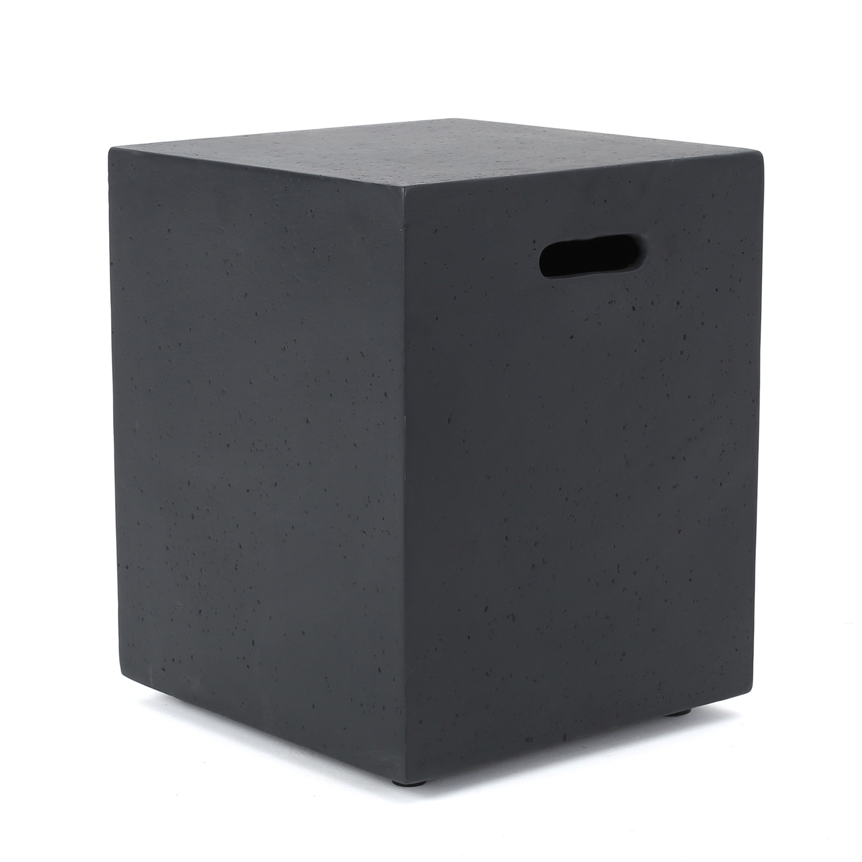 Soy Chash 16.25'' x 16.25'' Cube Concrete Propane Tank Cover | Wayfair