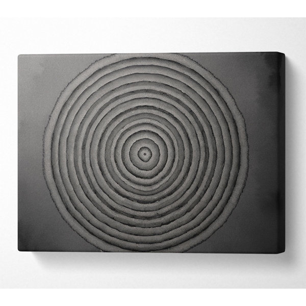 Latitude Run Perfect Circular Sand Formation Zen - Wrapped Canvas Art ...