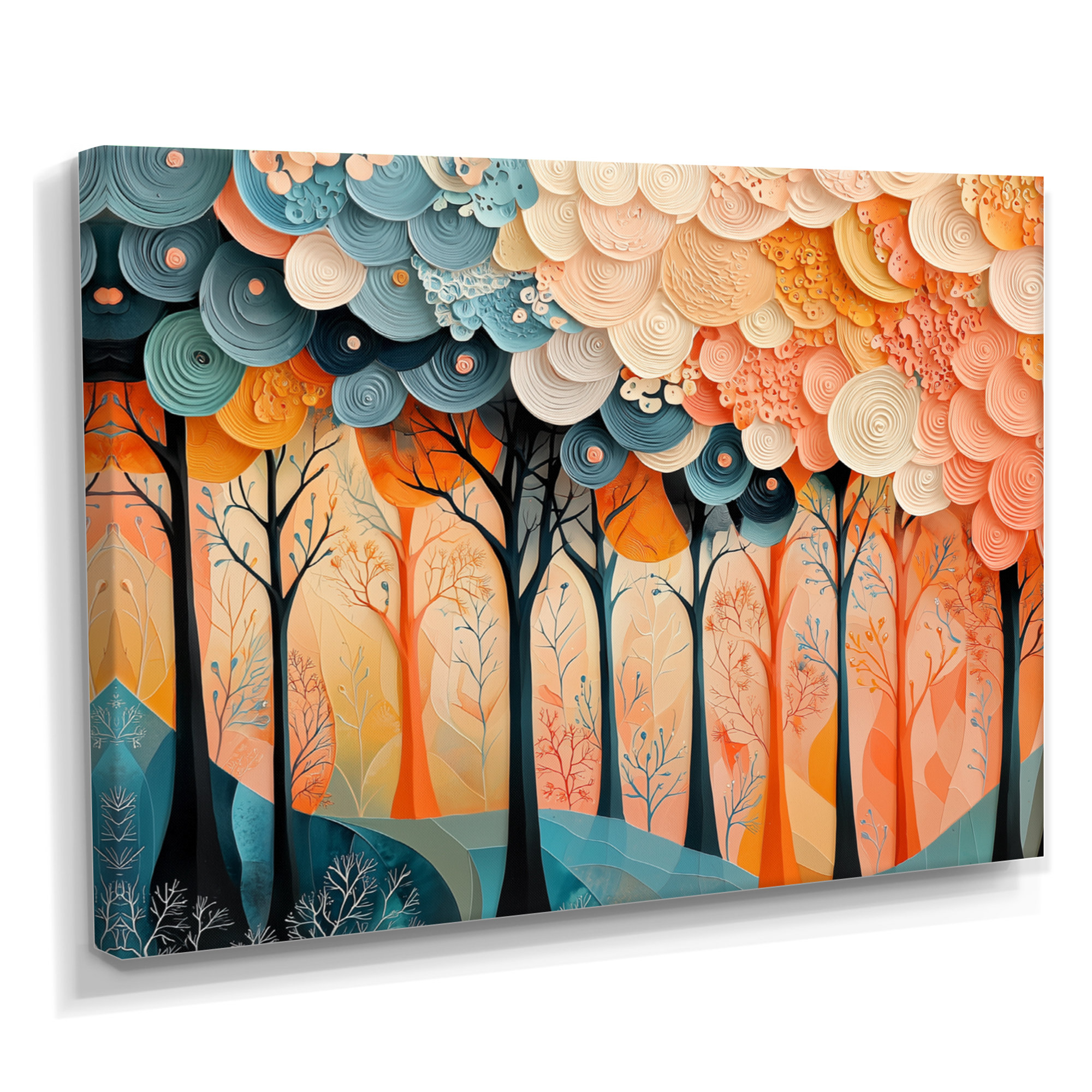Millwood Pines Forest Trees Dream Fragments Forest I - forest Wall Art ...