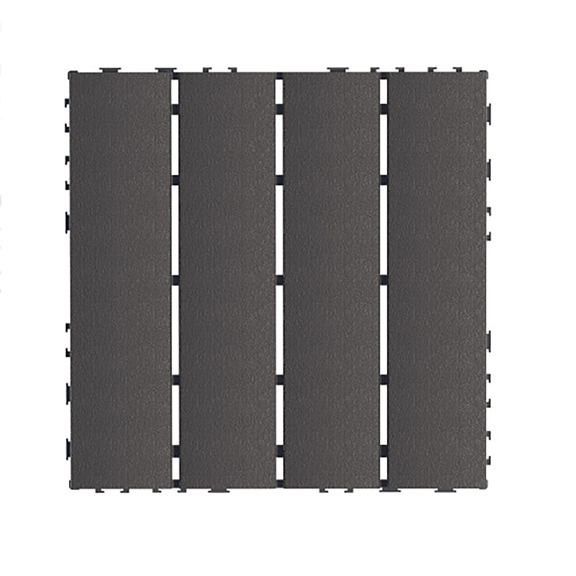 EvoNet 44 Packs 12x12 Inch Interlocking Decking Tiles, Pp Material ...