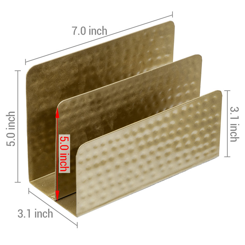 Mercer41 Kapil Office Desk Metal Mail Organizer | Wayfair