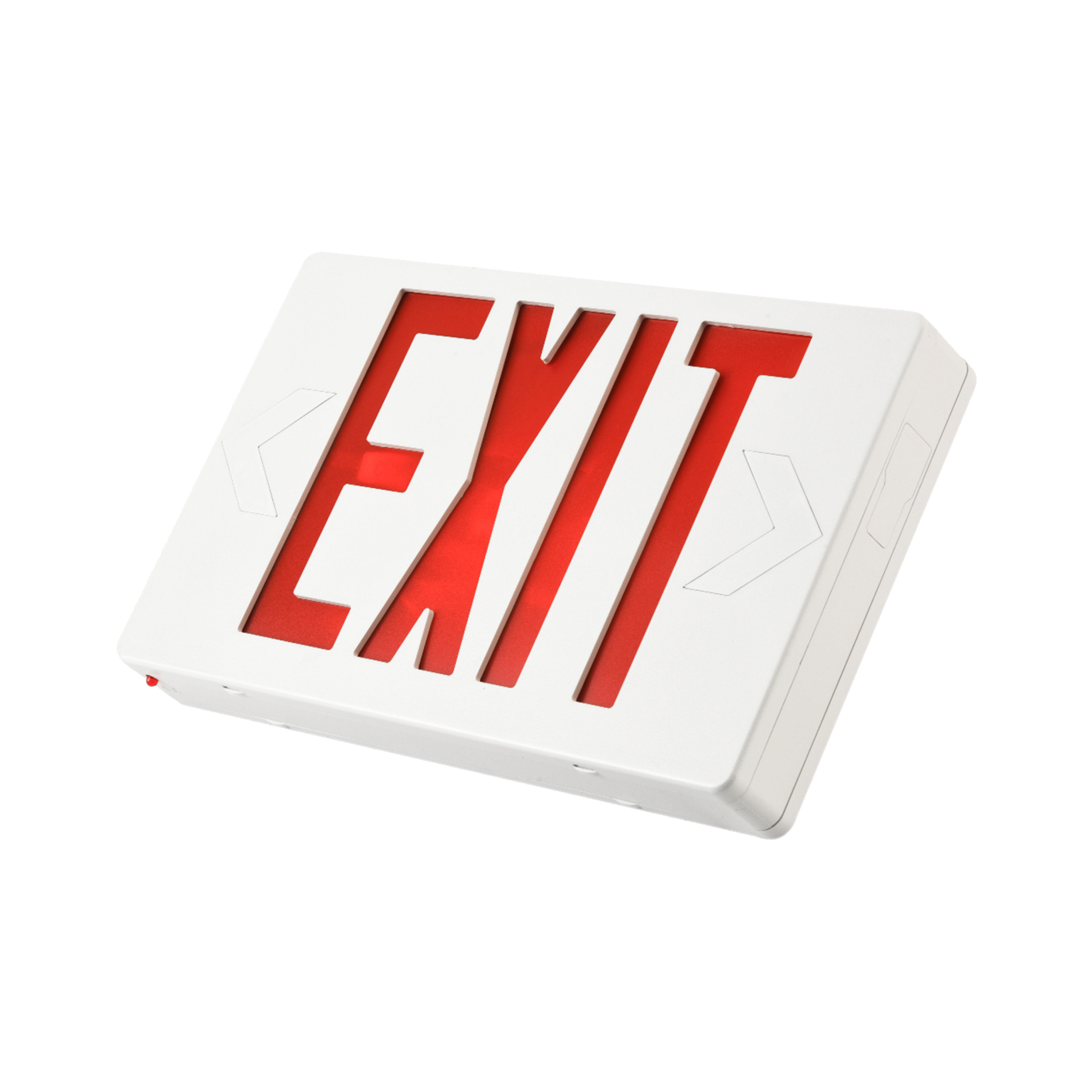 Medinah Power LED Emergency Exit Sign - RED Letters - 120/277VAC ...
