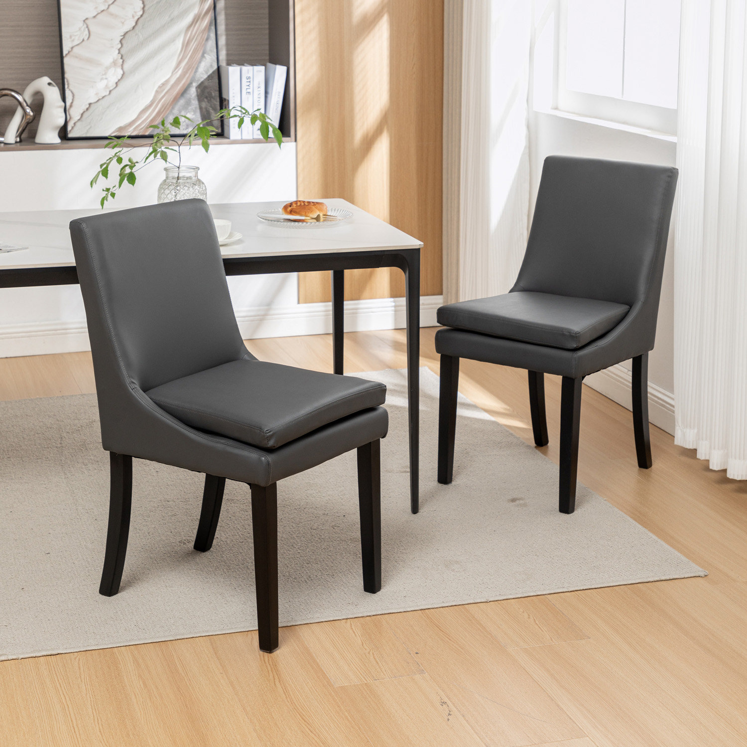Lark Manor™ Adola Upholstered Back Side Chair Dining Chair | Wayfair