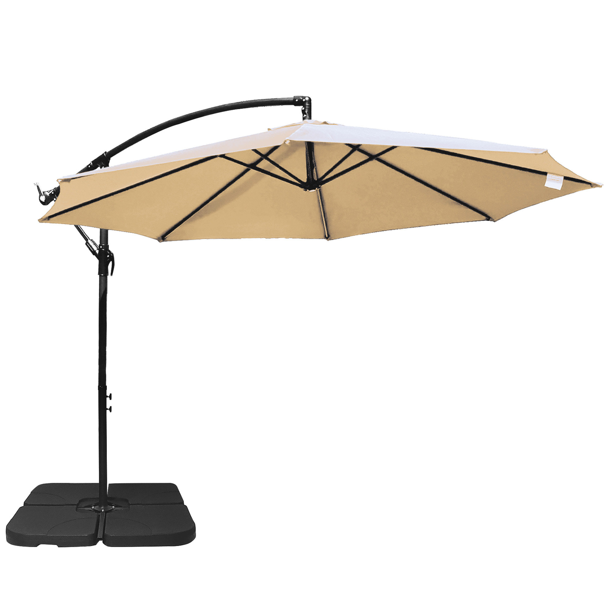 Latitude Run® Tanielu 118" Cantilever Umbrella Patio Offset Umbrella ...