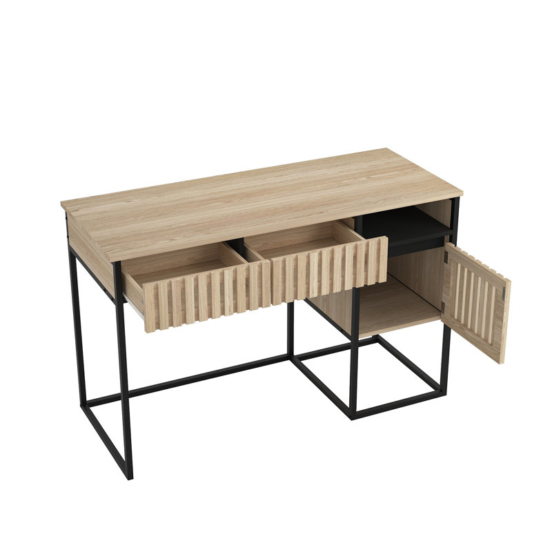 Ebern Designs 46”W Makeup Vanity Desk | Wayfair