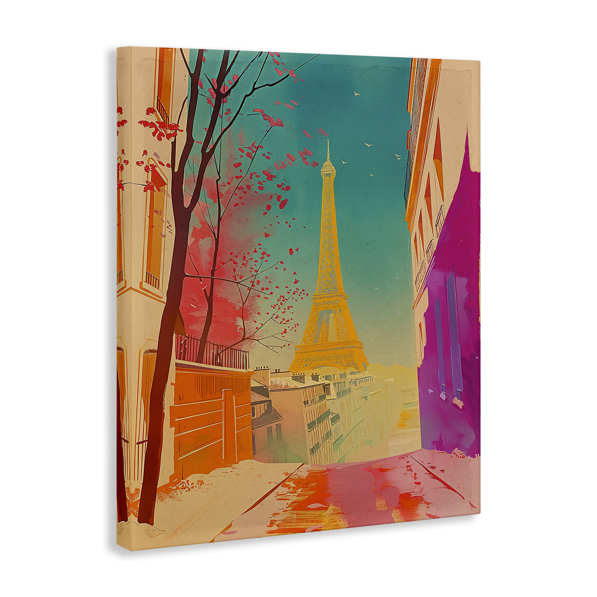 Winston Porter Abstract French View Canvas Wall Art by Sasha | Wayfair