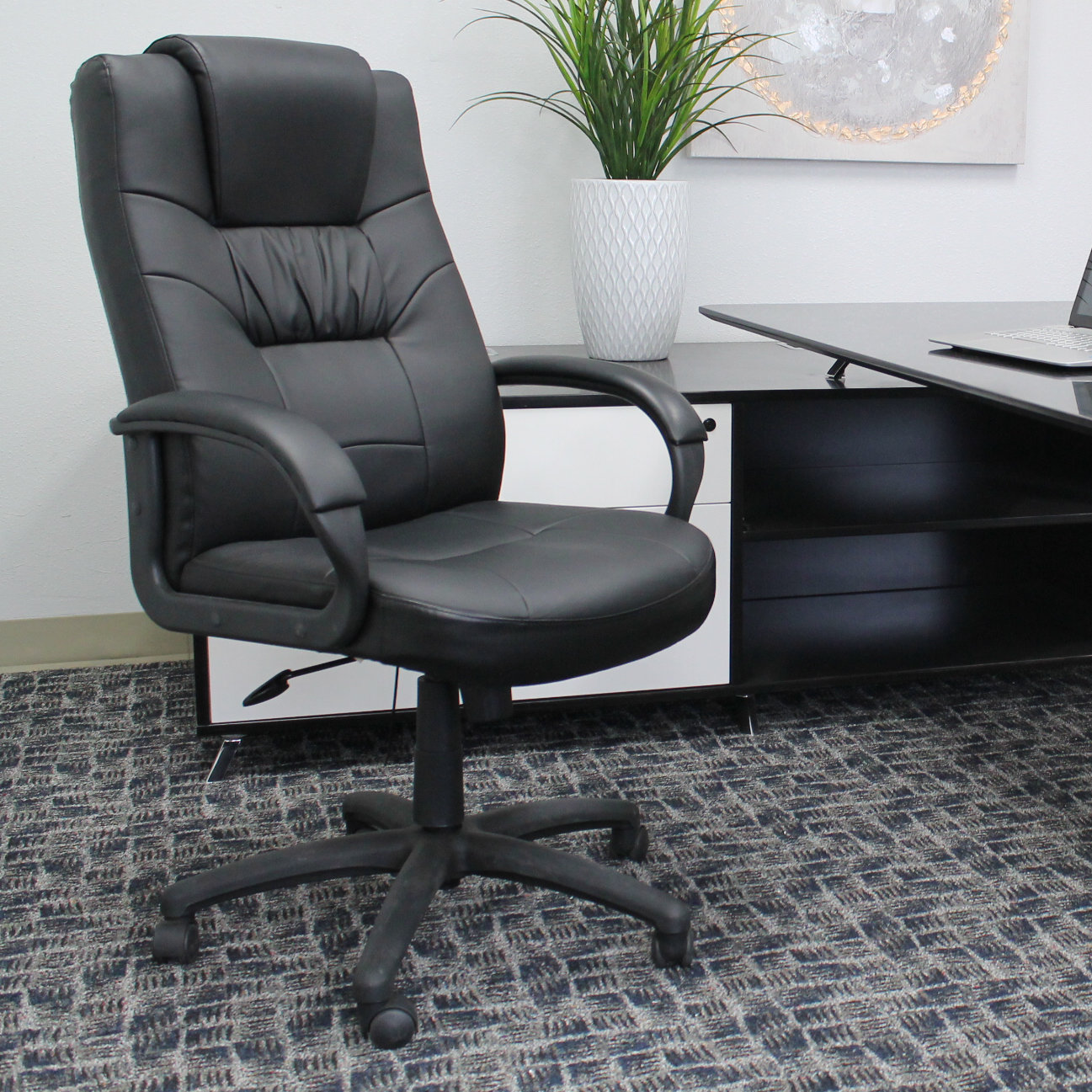 Boss Office Products Vinyl Executive Chair & Reviews | Wayfair