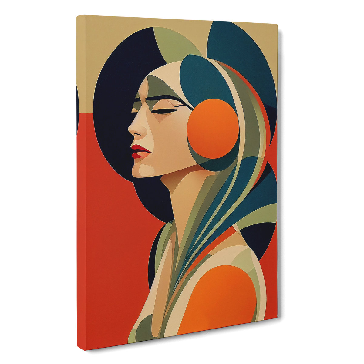 ClassicLiving Magnificent Abstract Woman - Wrapped Canvas Graphic Art ...
