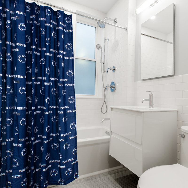 College Covers NCAA 100% Cotton Shower Curtain & Reviews | Wayfair