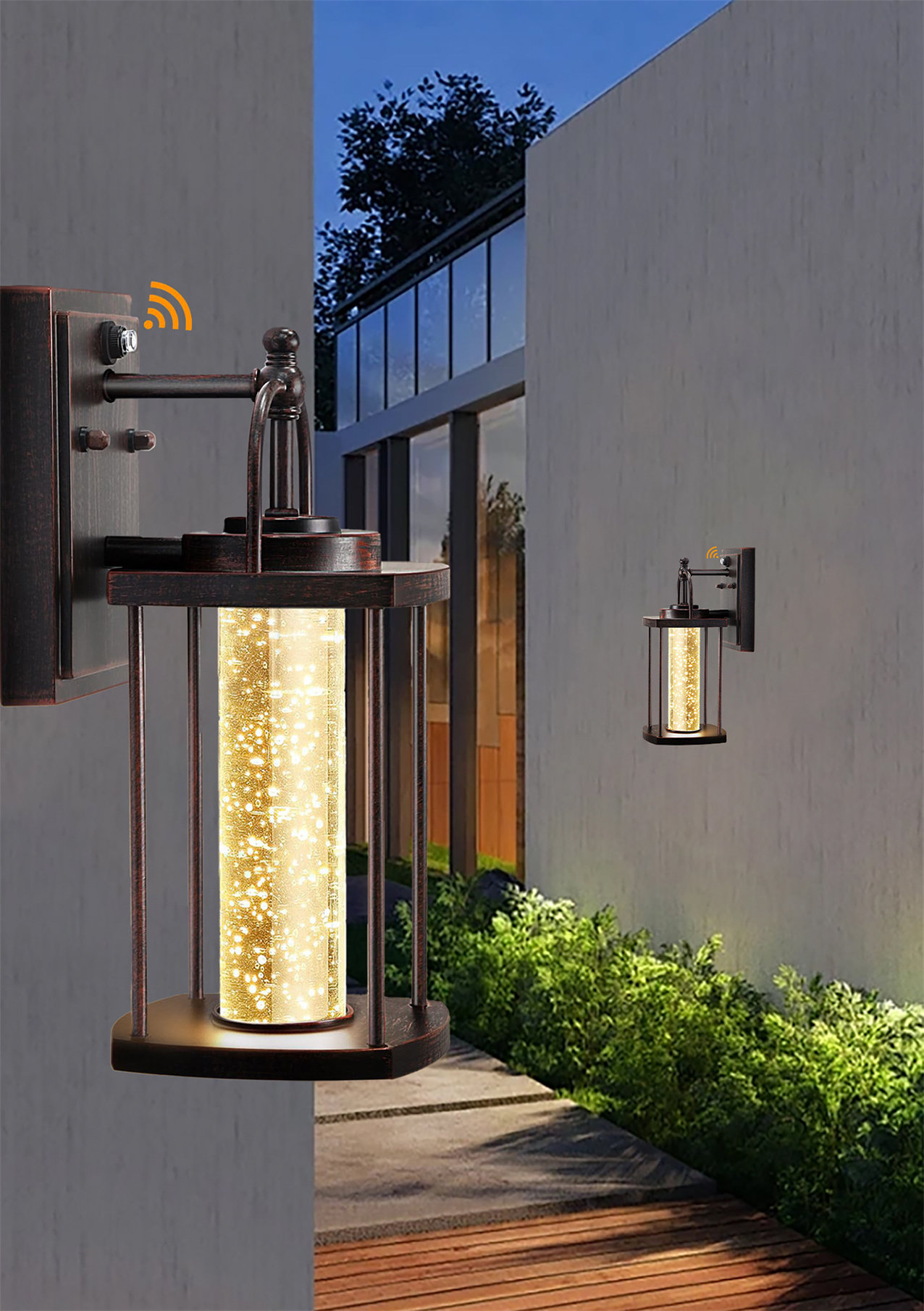 17 Stories 2-Pack Outdoor Wall Lights – Durable & Energy-Efficient LED ...