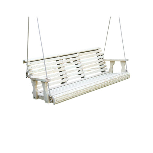 Rustic Porch Swings You'll Love | Wayfair