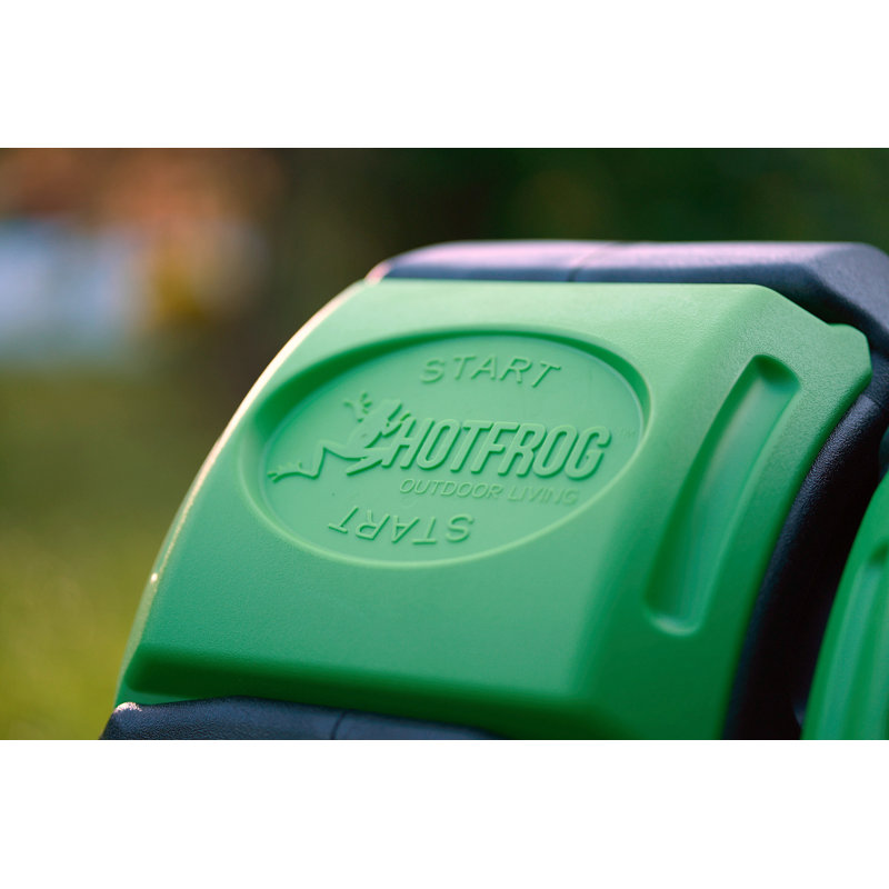 FCMP Outdoor HOTFROG 37 Gallon Dual Body Rotating Tumbling Composter ...