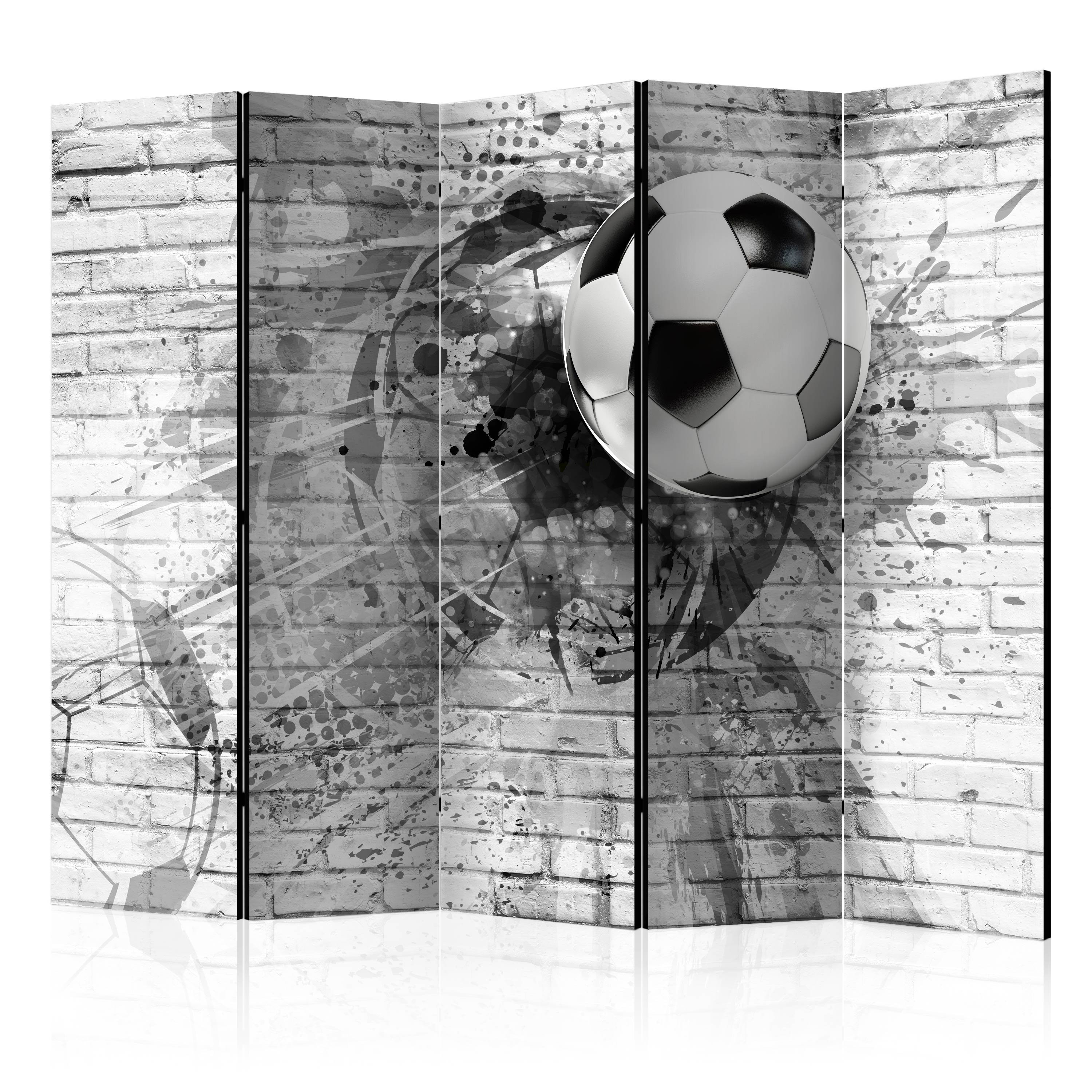 East Urban Home Dynamic Football II 89'' W x 68'' H 5 - Panel Solid ...
