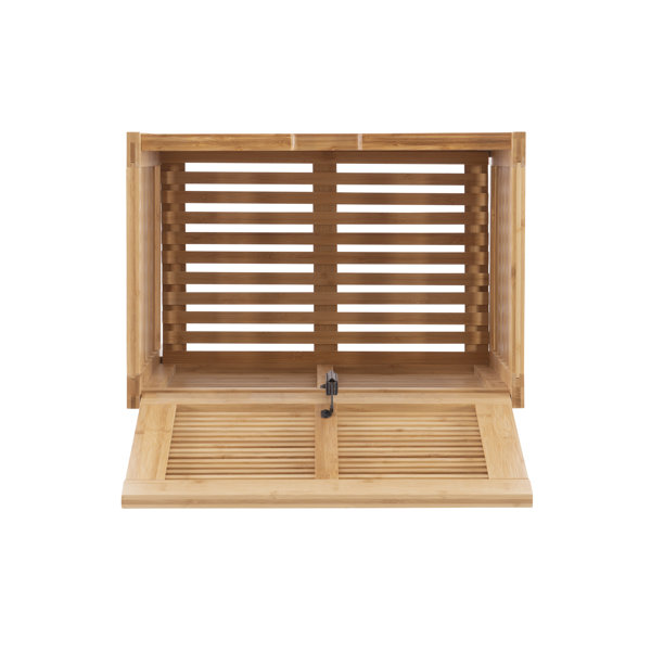 Dotted Line™ Ayden Solid Bamboo Wood Hamper & Reviews | Wayfair