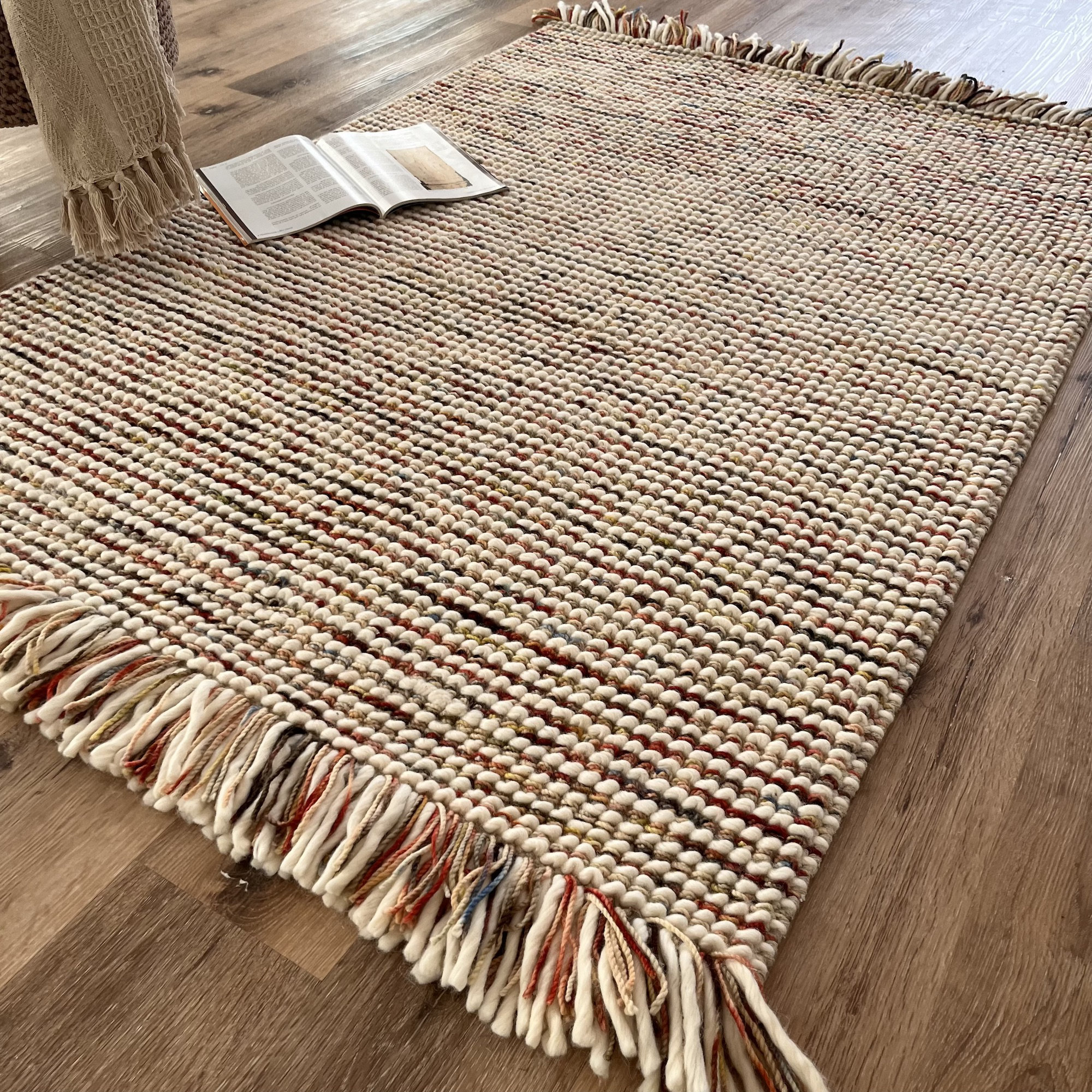 Union Rustic Rectangle Delmer 2' X 3' Wool Area Rug | Wayfair