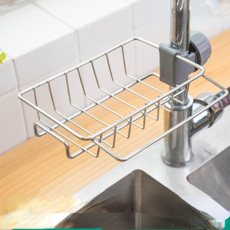 Captive Gala Kitchen Stainless Steel Faucet Rack Sink Drain Rack ...