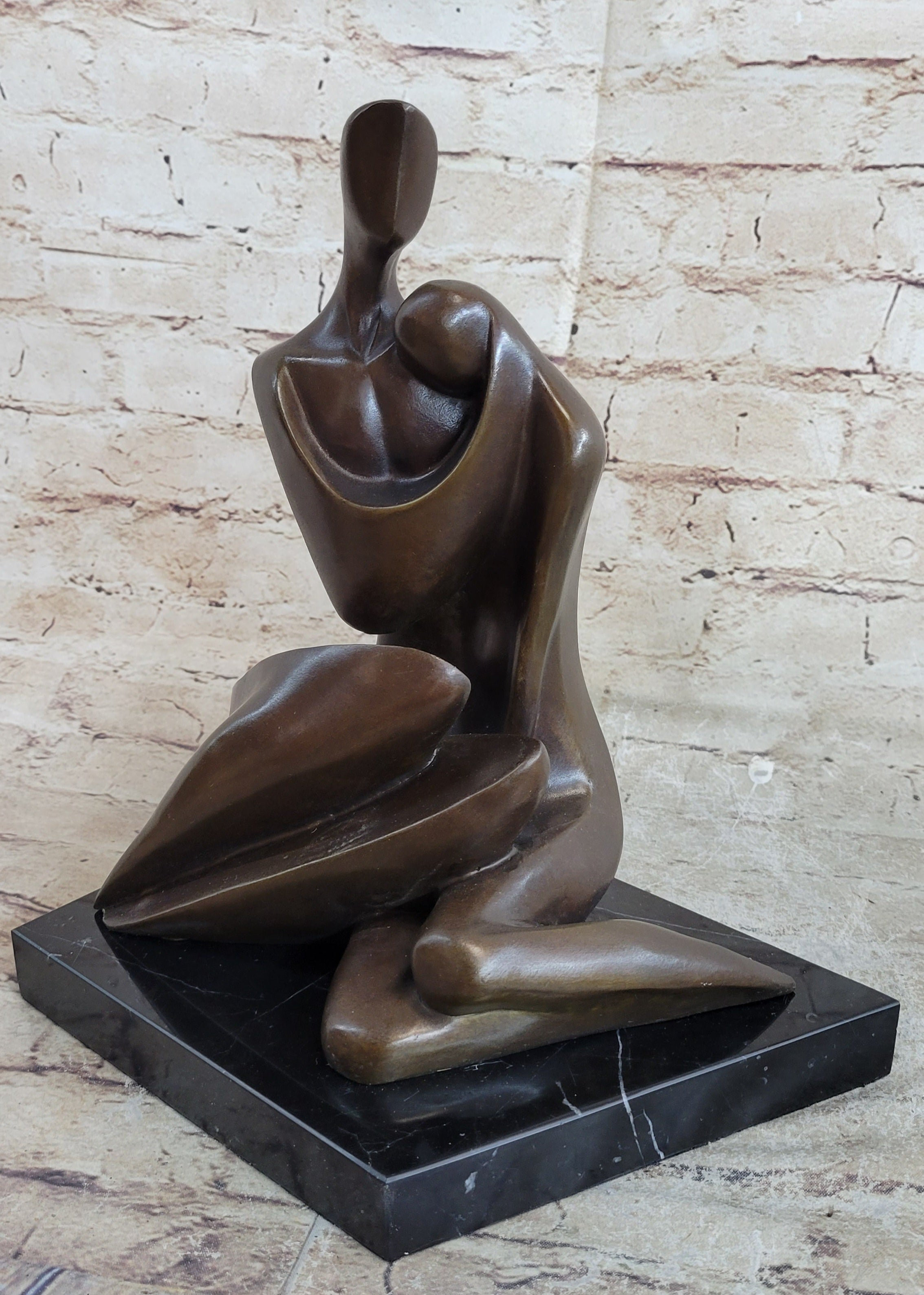 Orren Ellis Talese Abstract Modern Art Couple Embracing Romantic Lovers ...