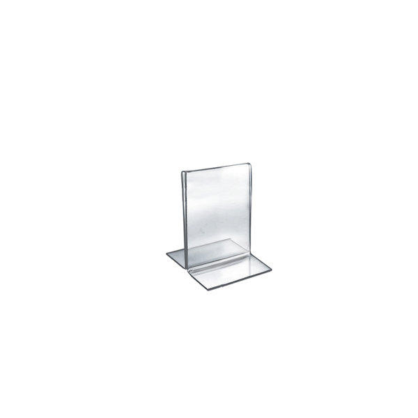 Azar Displays Bottom Loading Clear Acrylic T-Frame Sign Holder 3.5 ...