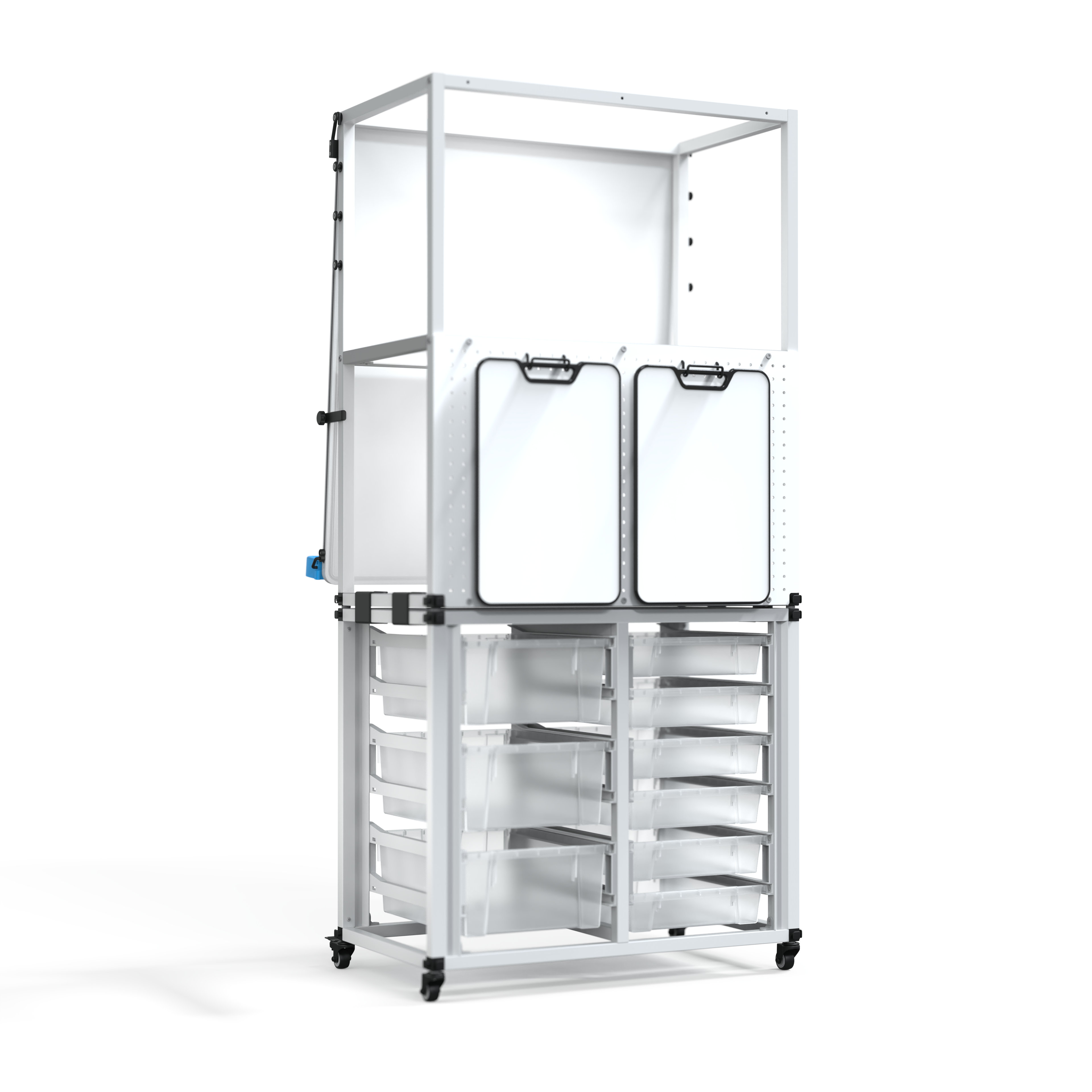 Luxor Modular 9 Compartment Teacher Cart with Bins | Wayfair