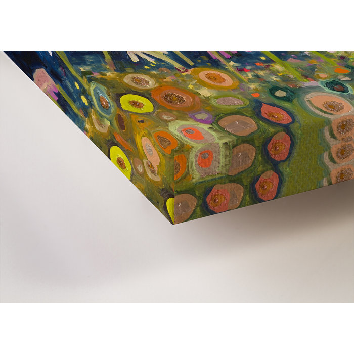 Ebern Designs Orange Tree Landscape - Wrapped Canvas Print & Reviews ...