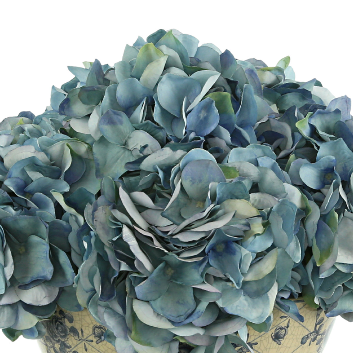 Creative Displays, Inc. Hydrangea Floral Arrangement In A Decorative ...