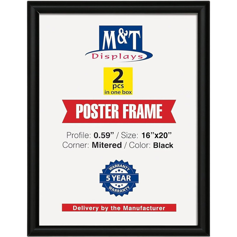 MT Displays Aluminum Photo Snap Poster | Wayfair