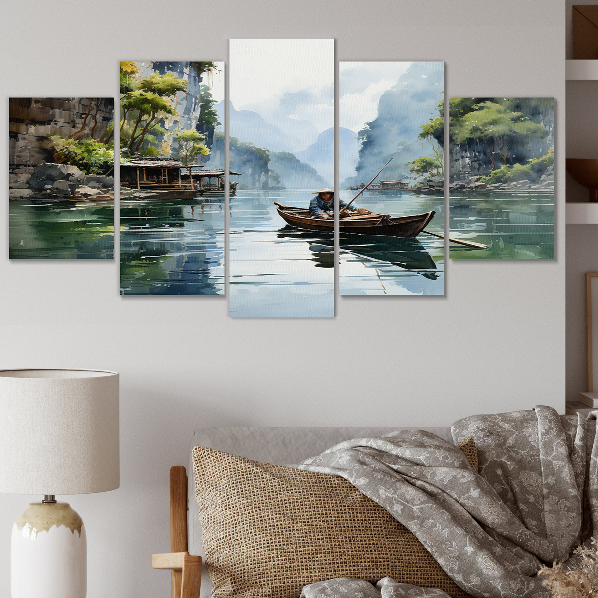 Loon Peak Vietnam Hidden Waterways In Mountains - Vietnam Metal Wall ...