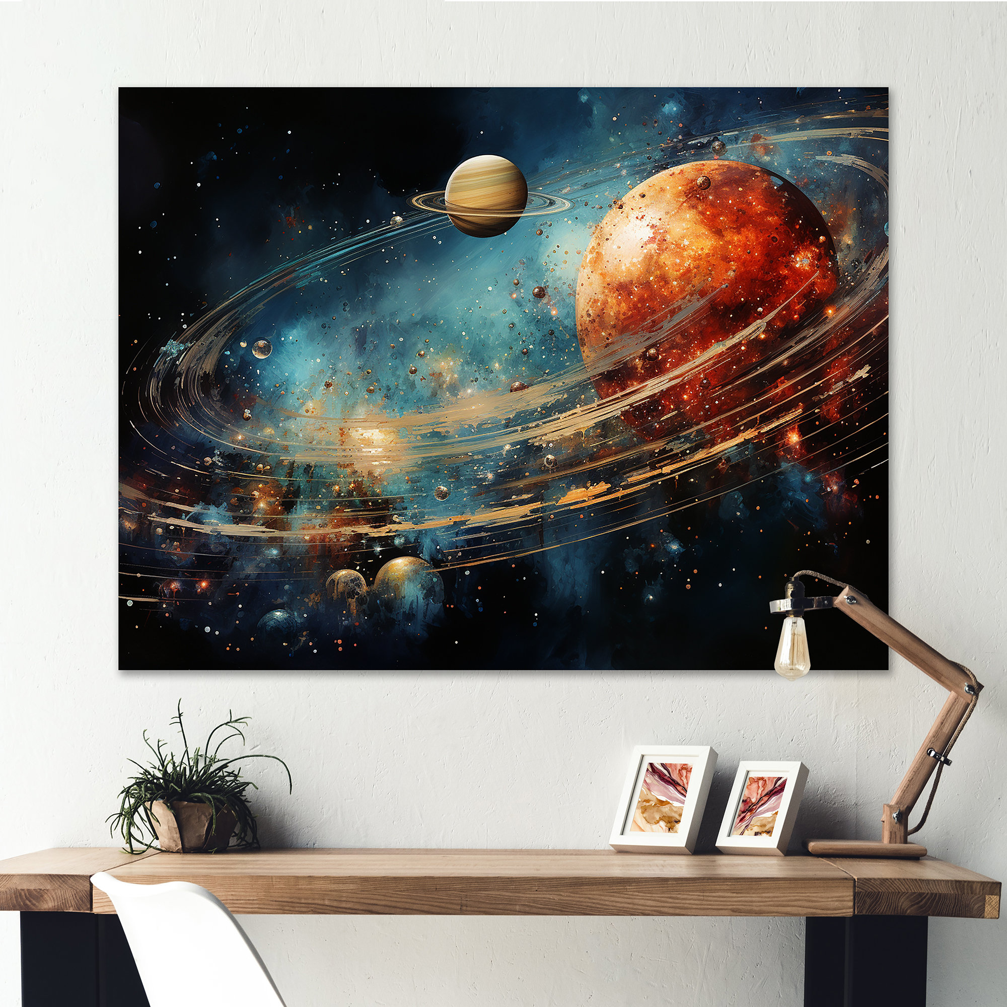 Winston Porter Saturn Ruby Rings Orbiting Elegance | Wayfair