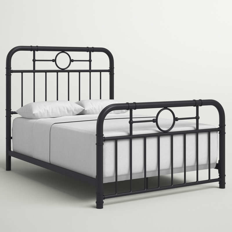 Three Posts™ Ackerman Metal Open-Frame Bed & Reviews | Wayfair