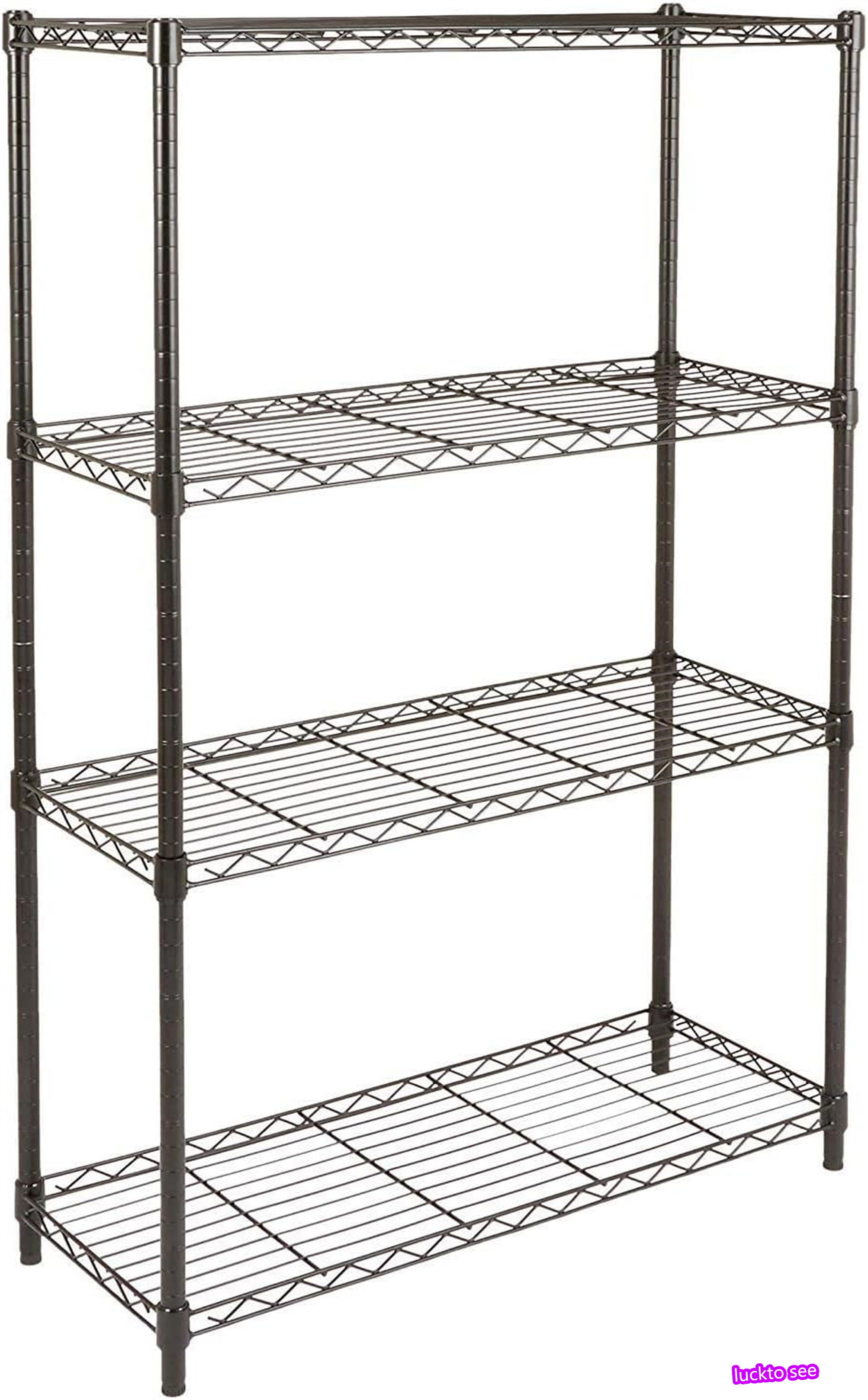 17 Stories Heavy Duty Steel Wire Rack Storage Shelving Organizer for ...