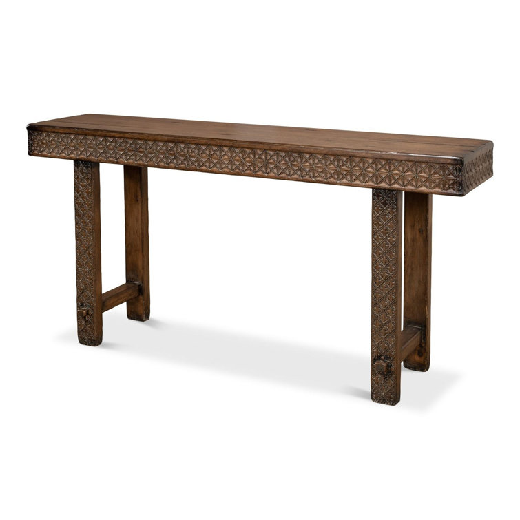 Sarreid Ltd Honeycomb & Cross Console Table | Perigold