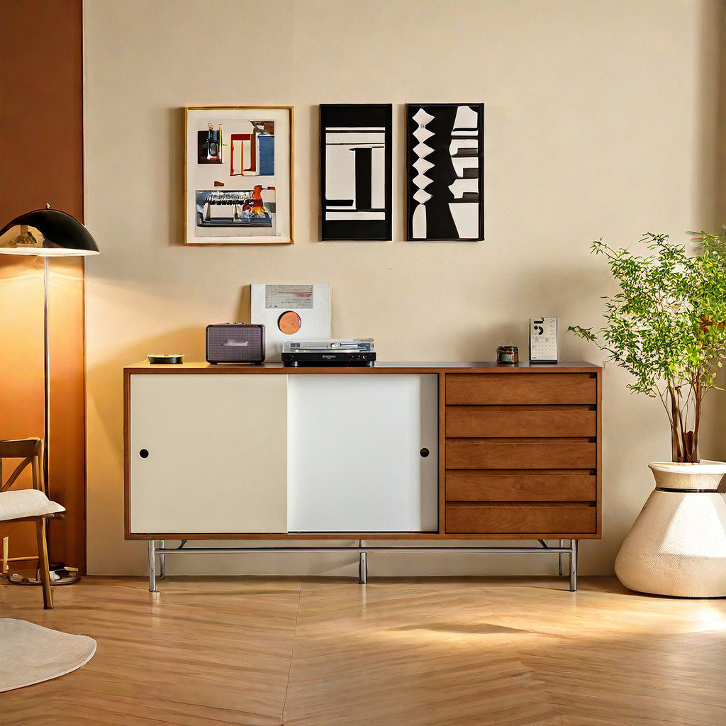 Atta Avenue Nordic Retro Accent Cabinet - Wayfair Canada