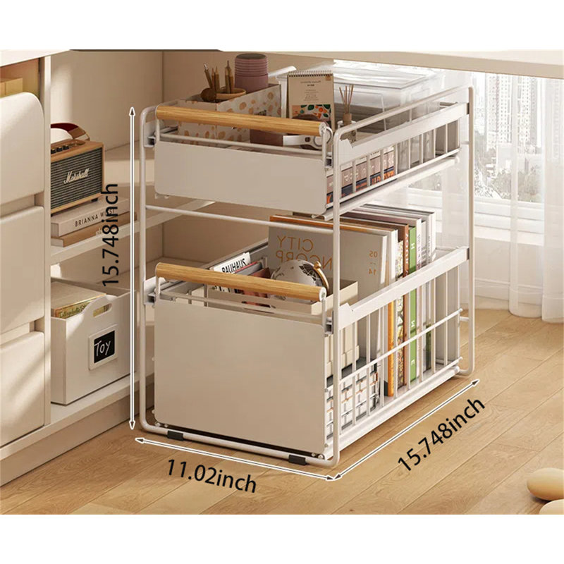 Wildon Home® Elean Metal Stackable Desk Organizer | Wayfair