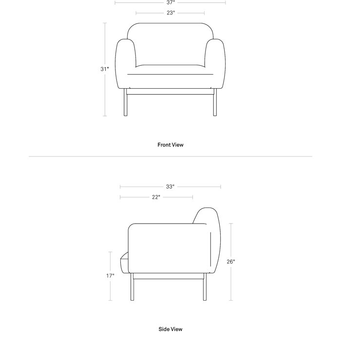 Blu Dot Puff Puff Lounge Chair & Reviews | Wayfair