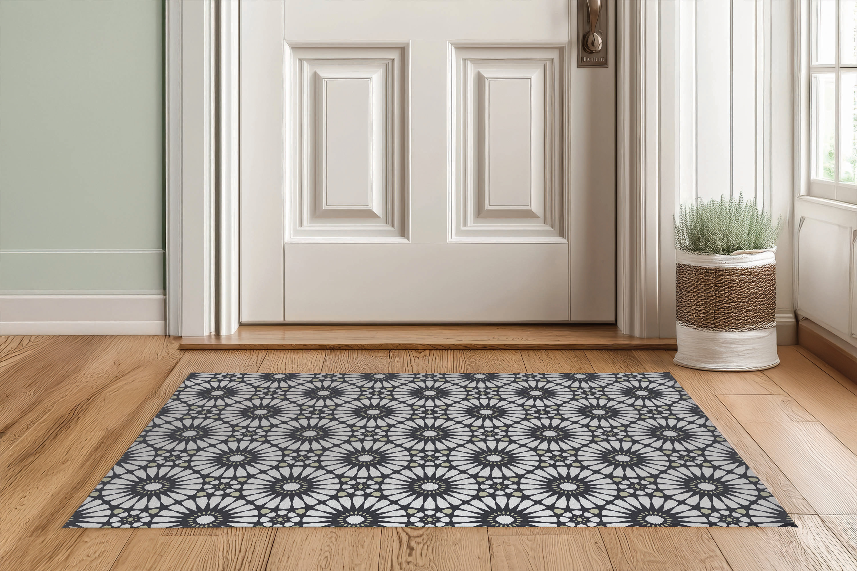 Christopher's Corner Sylvia Indoor Geometric Doormat | Wayfair