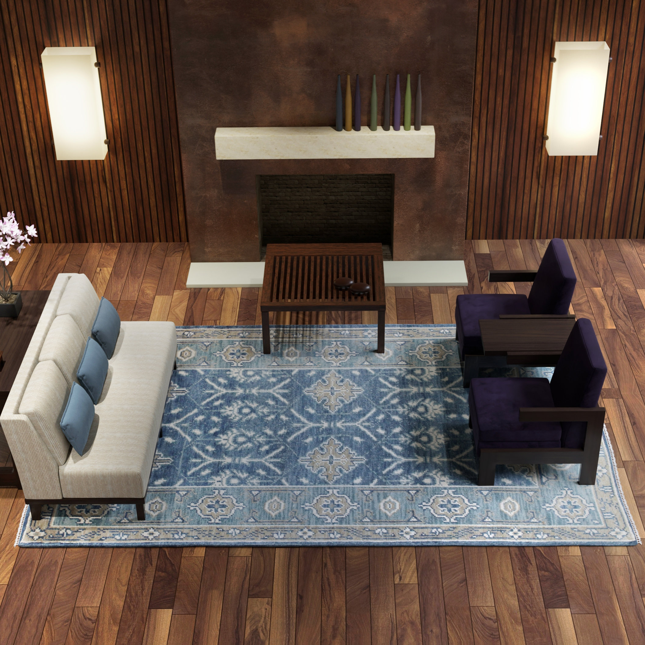 Bashian Rugs Tucson Handmade Grey Area Rug & Reviews | Perigold