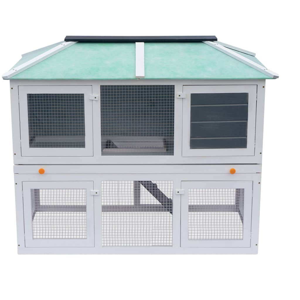 Tucker Murphy Pet™ Rabbit Hutch Bunny Cage with Pull Out Tray Rabbit ...