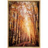 IDEA4WALL Autumn Fall " Orange Brown Autumn Forest Trees Landscape ...